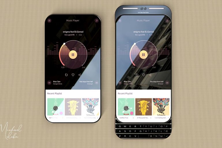 Sleek BlackBerry Alpha Slider Phone Concept Hides Dual Cameras and a ...