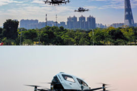 Up-Close with the EHang 216 Autonomous Air Vehicle, a Passenger Air ...