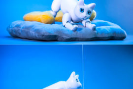 MarsCat is a Strange Bionic Cat Home Robot with OLED Eyes - TechEBlog