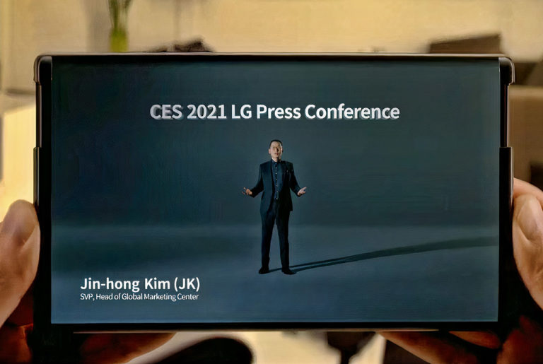 LG Rollable Smartphone Debuts at CES 2021 Keynote, Here's a Hands-On ...