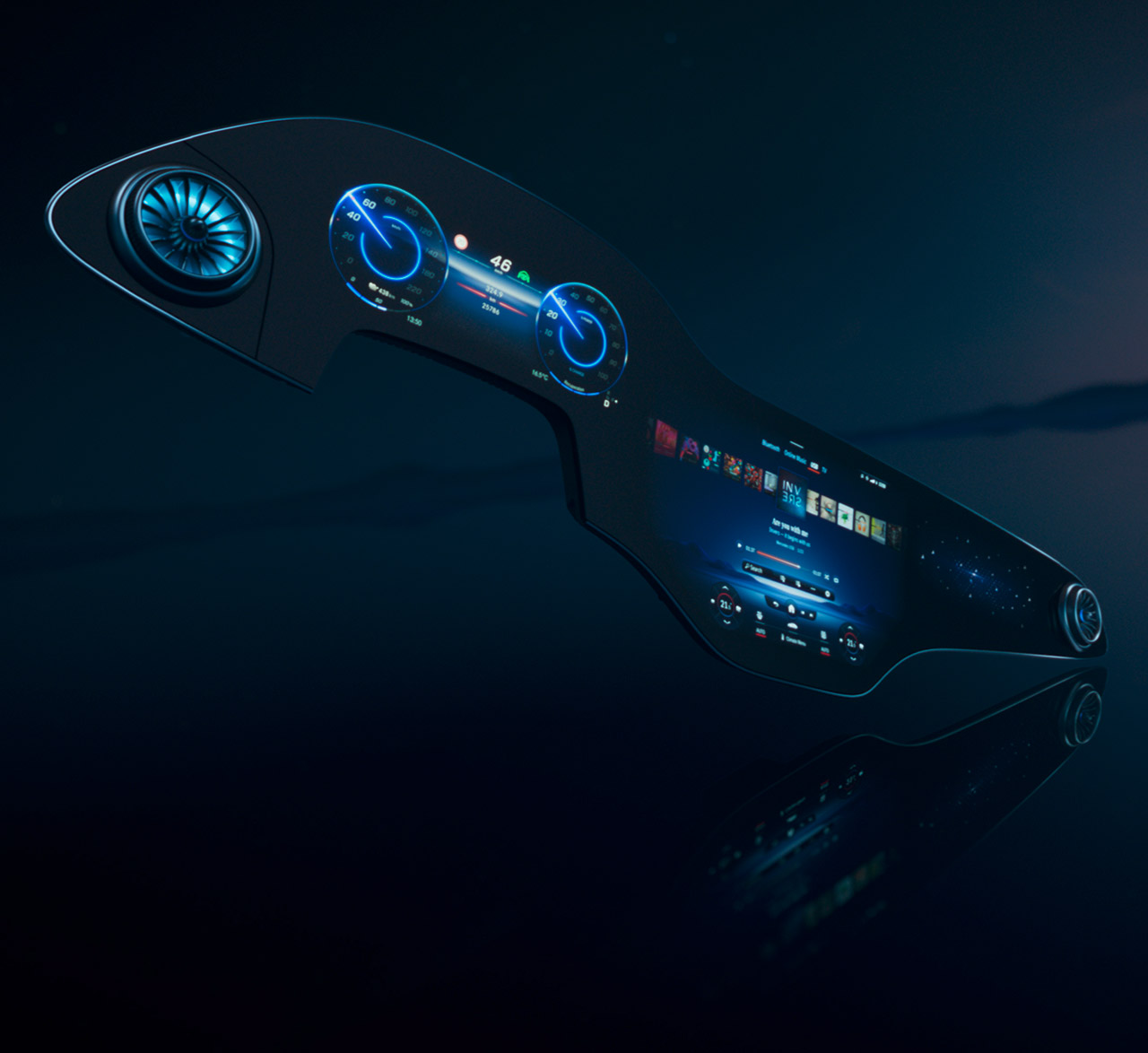Mercedes-Benz Showcases the OLED MBUX Hyperscreen System Inside the EQS ...