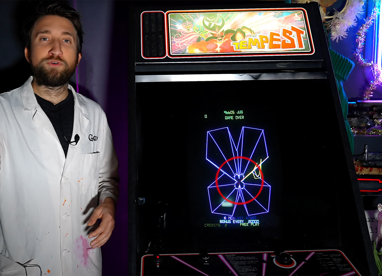 What Vector Display-Based Arcade Machines Look Like in Super Slow ...