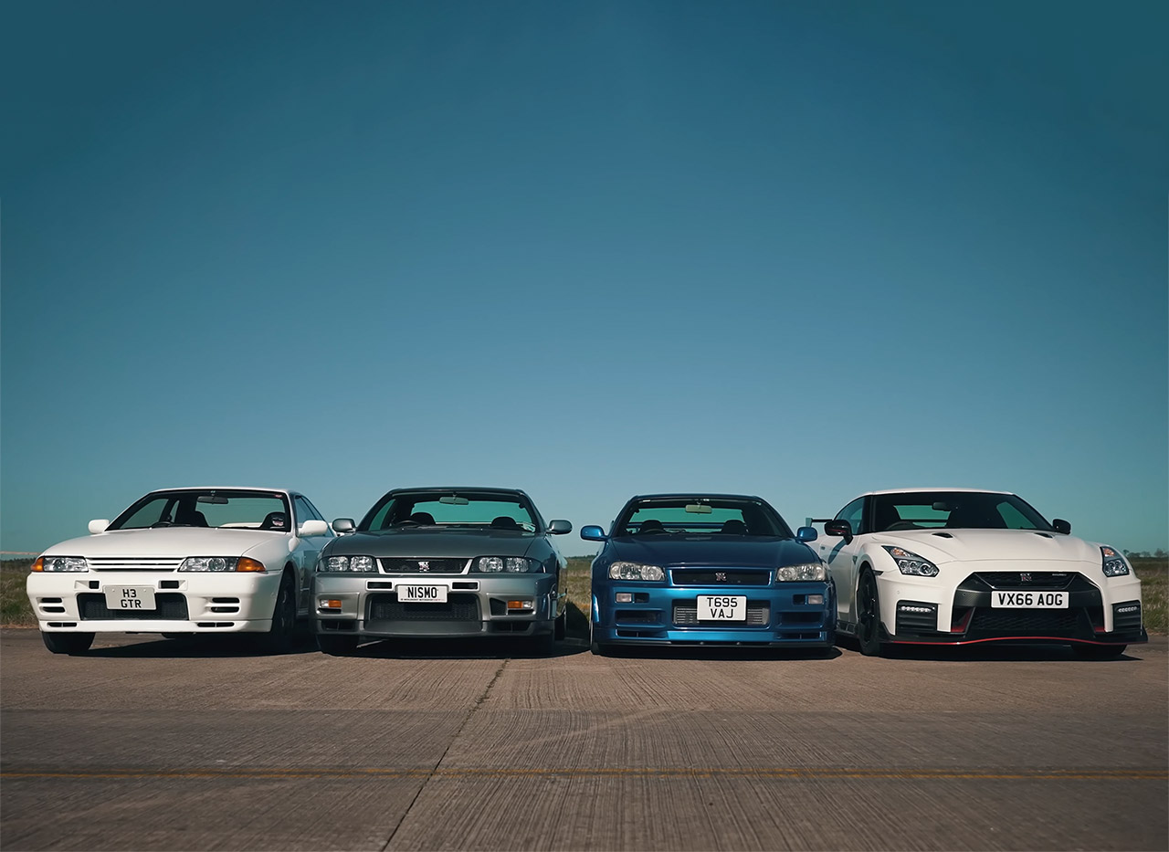 Every Generation of the Nissan GT-R Gets Tested, Shows Why the R34 ...