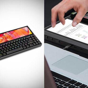 Innovative Flux Keyboard Features Transparent Maglev Keyswitches ...