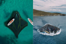 Kronos Armored Submarine Looks Like an F-117A Nighthawk Designed for ...