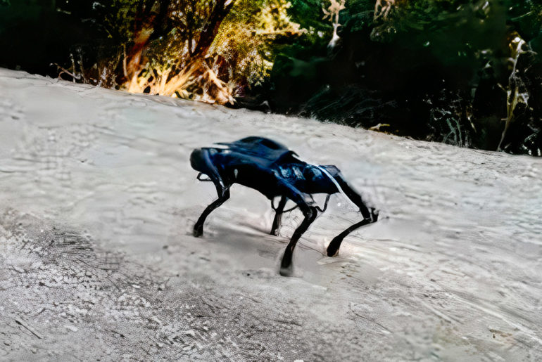 Robot Dog Teaches Itself to Walk Outdoors in Under 20-Minutes with ...