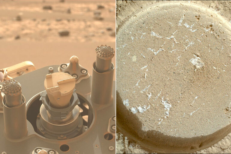 NASA's Perseverance Mars Rover Discovers Unusual Sandstone with Veins ...