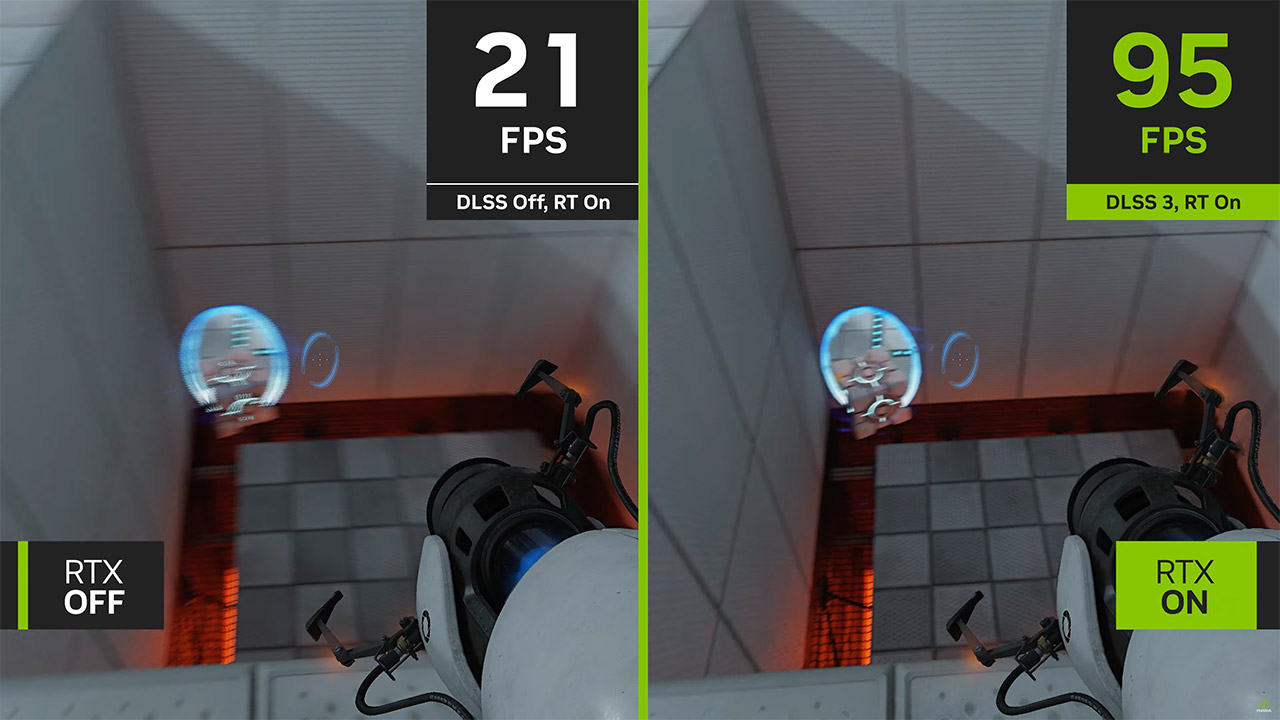 Free Portal with Full Ray Tracing & NVIDIA DLSS 3 DLC Arrives on December 8th - TechEBlog