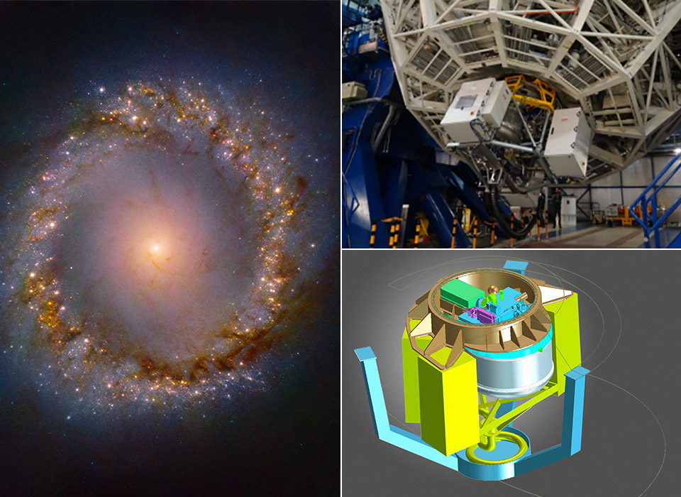 ESO Captures Dazzling Image of Galaxy NGC 1097 with a Glowing Ring of ... ESO Captures Dazzling Image of Galaxy NGC 1097 with a Glowing Ring of ...