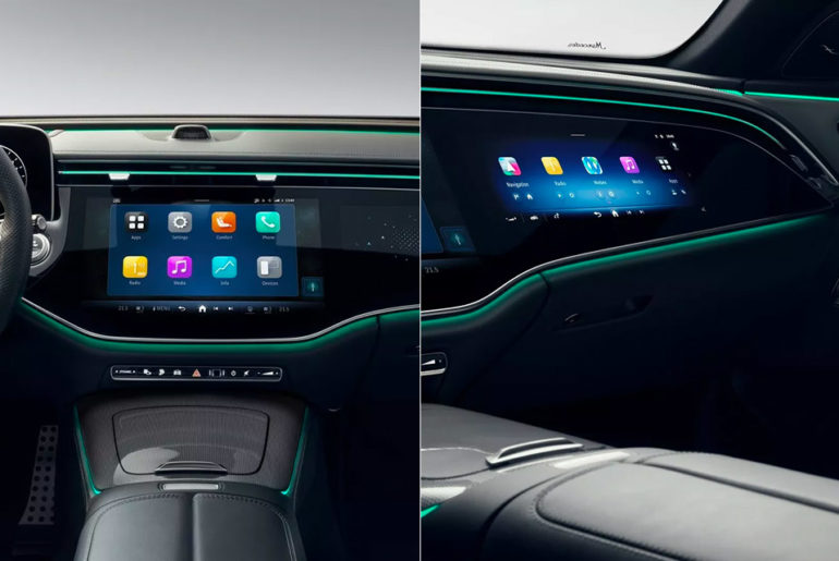 2024 Mercedes-Benz E-Class Has MBUX Superscreen with TikTok Support and ...
