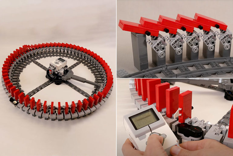 Watching This Infinite LEGO Domino Ring Machine is Oddly Satisfying ... Watching This Infinite LEGO Domino Ring Machine is Oddly Satisfying ...