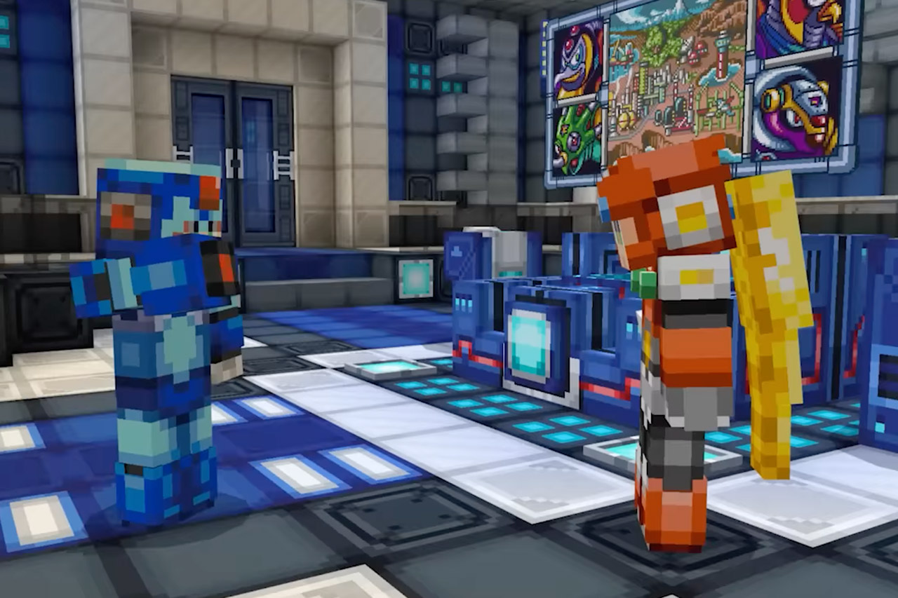 Minecraft Mega Man X Dlc Launches Heres A First Look At All 14 Character Skins Techeblog