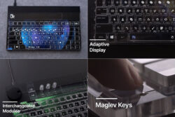 Innovative Flux Keyboard Features Transparent Maglev Keyswitches ...