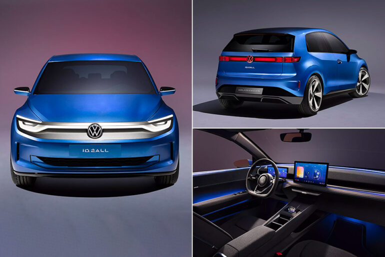 Volkswagen ID.2all Electric Hatchback Revealed, Costs Less than $27K - TechEBlog