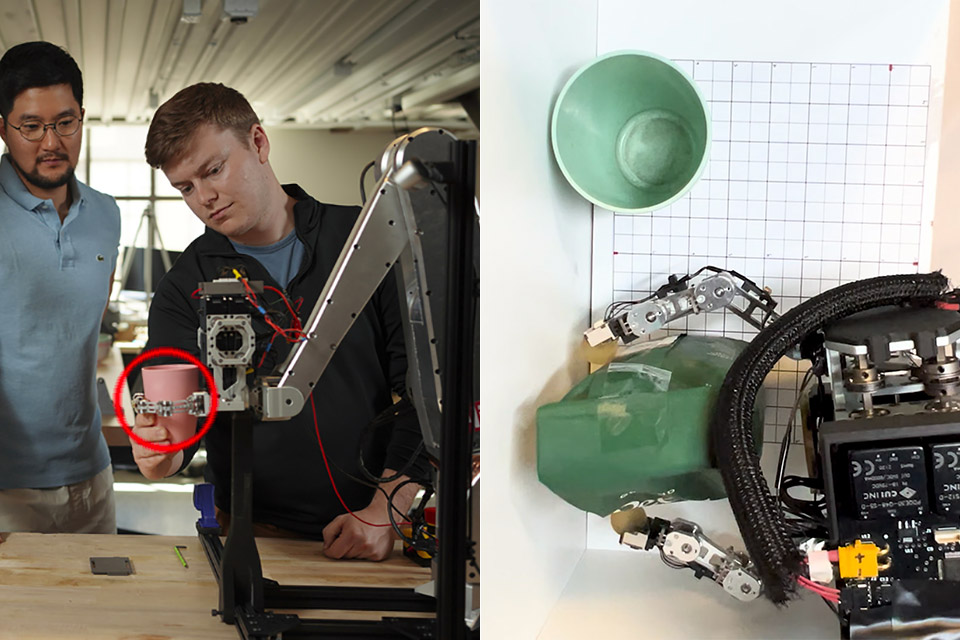 Mits Robotic Gripper Can Grasp Objects Purely By Reflex Using Vision