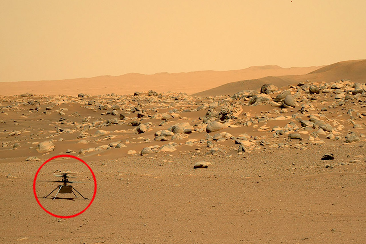 NASA's Ingenuity Mars Helicopter Successfully Completes 50th Flight ...